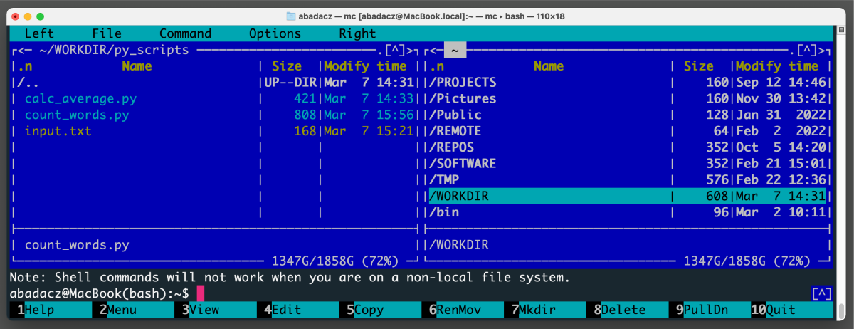 Text editors: create Python code in terminal text files - Data Science ...