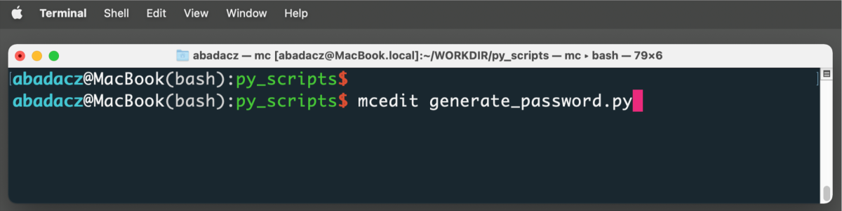 Text editors: create Python code in terminal text files - Data Science ...