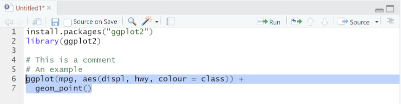 RStudio: integrated environment for R programming - Data Science Workbook