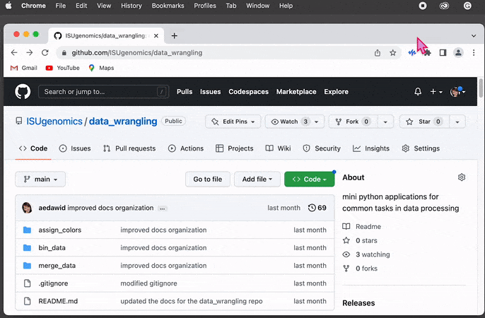 Downloading a single folder or file from GitHub - Data Science Workbook