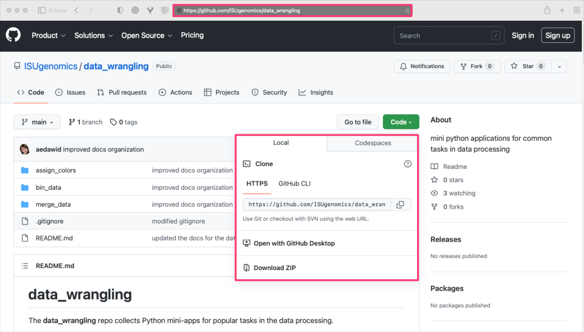 Downloading Online Repos Using Git Github Bitbucket Sourceforge