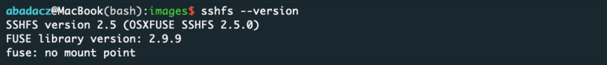 Mounting remote folder on a local machine - Data Science Workbook