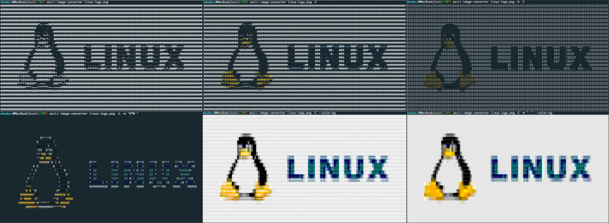 Tux Ascii Logo