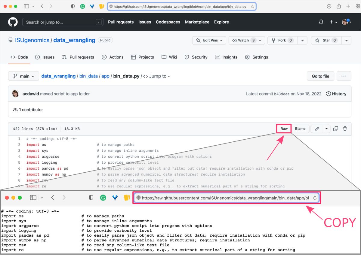 Downloading a single folder or file from GitHub - Data Science Workbook