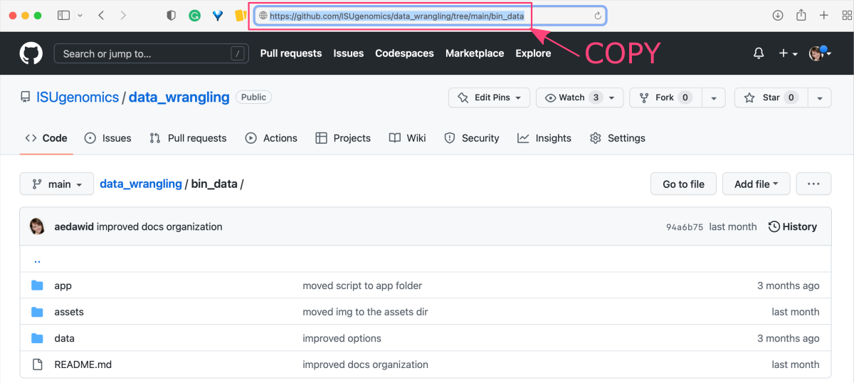 Downloading a single folder or file from GitHub - Data Science Workbook