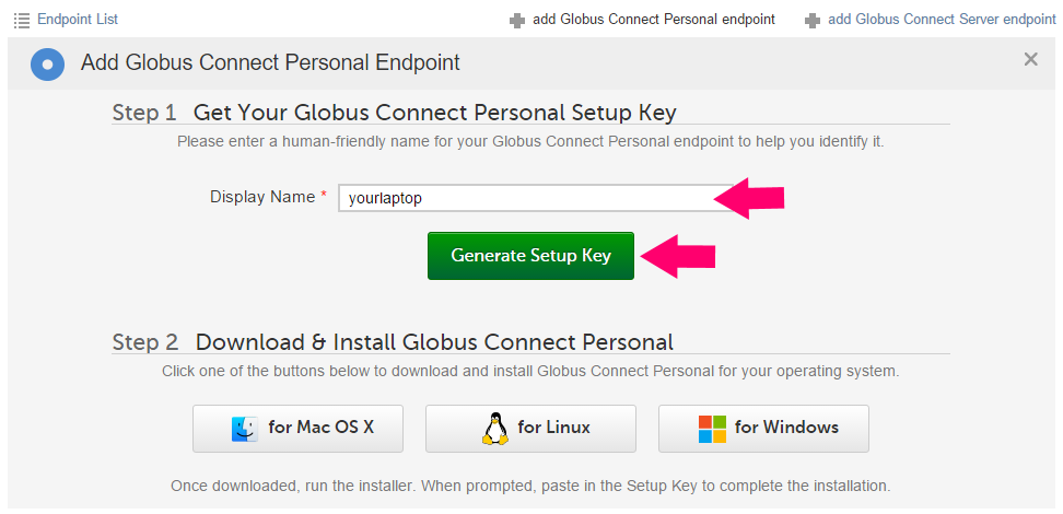 Copying Data using Graphical Interface: Globus - Data Science Workbook