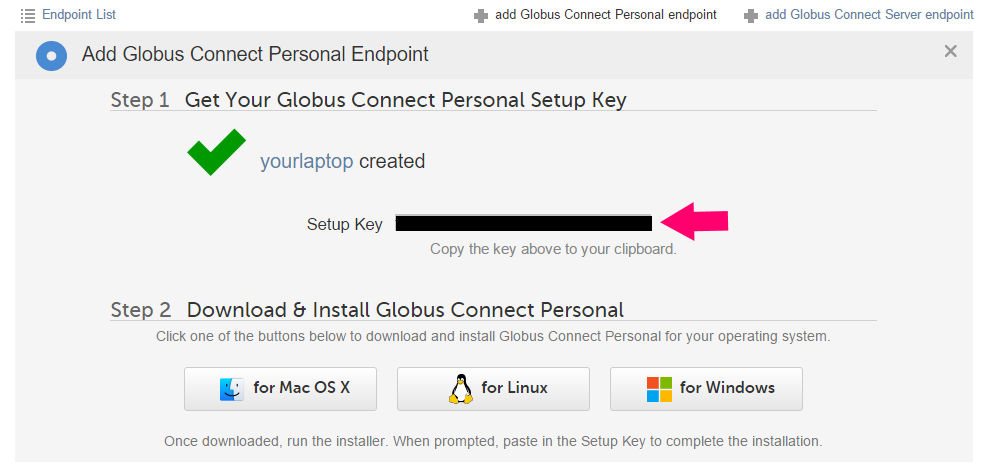 Copying Data using Graphical Interface: Globus - Data Science Workbook