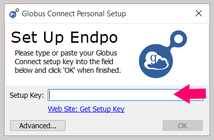 Copying Data using Graphical Interface: Globus - Data Science Workbook