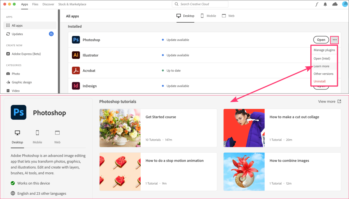 Adobe creative cloud - Data Science Workbook