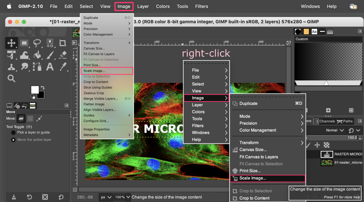 Raster graphics tools - Data Science Workbook