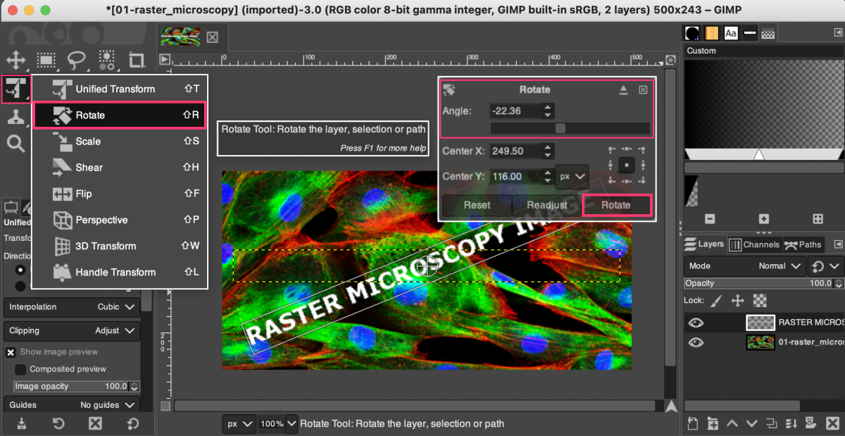 Raster graphics tools - Data Science Workbook
