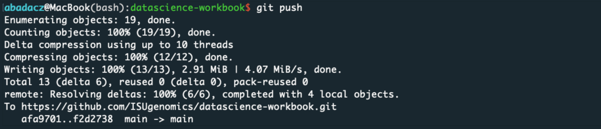 GIT - a distributed version control system - Data Science Workbook