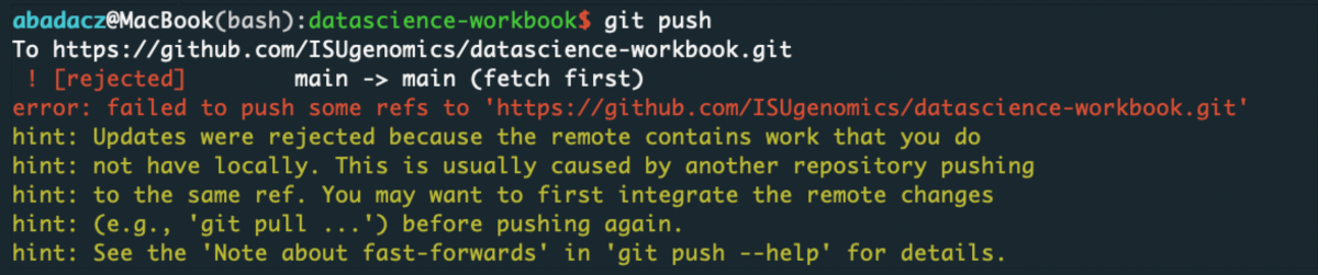 GIT - a distributed version control system - Data Science Workbook